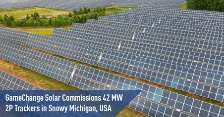 GameChange Solar 获得美国密歇根州42MW 2P 太阳能跟踪器 当地雪荷载高达 50psf – 太阳能光伏支架网