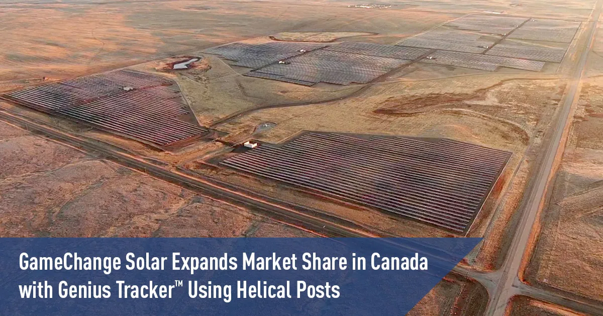 GCS采用螺旋桩安装跟踪器 扩大加拿大市场份额 – 太阳能光伏支架网