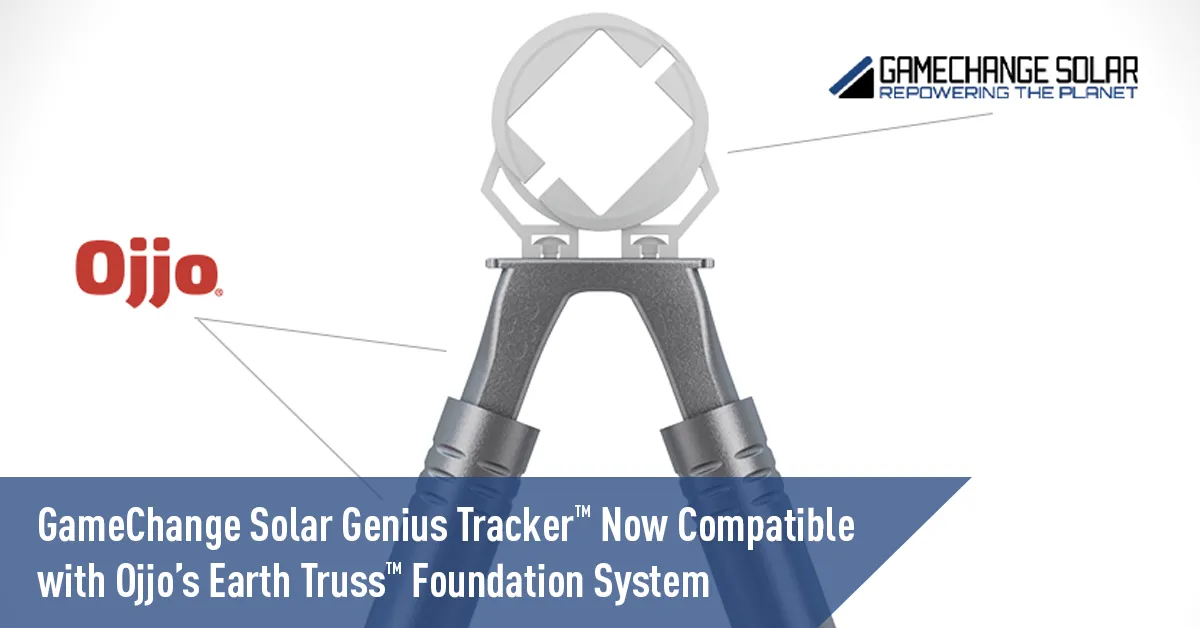 GCS跟踪器与Ojjo的桁架基础系统完成兼容 – 太阳能光伏支架网